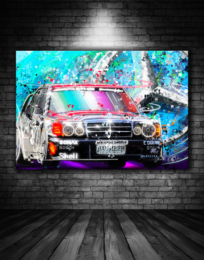 DTM Mercedes Graffiti Painting – Exclusively Motorsport