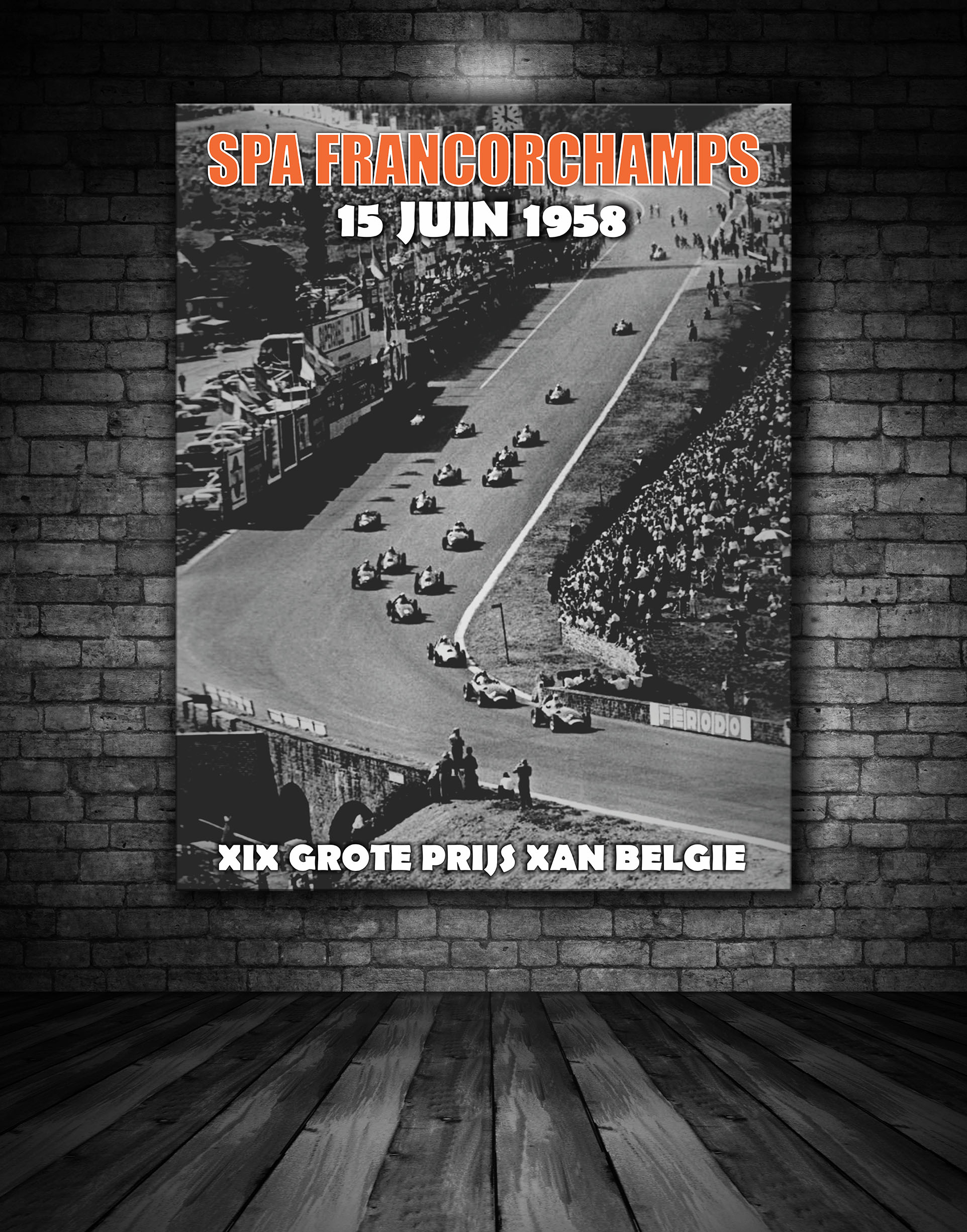 Dpa Francorchamps 1958 Vintage Poster – Exclusively Motorsport