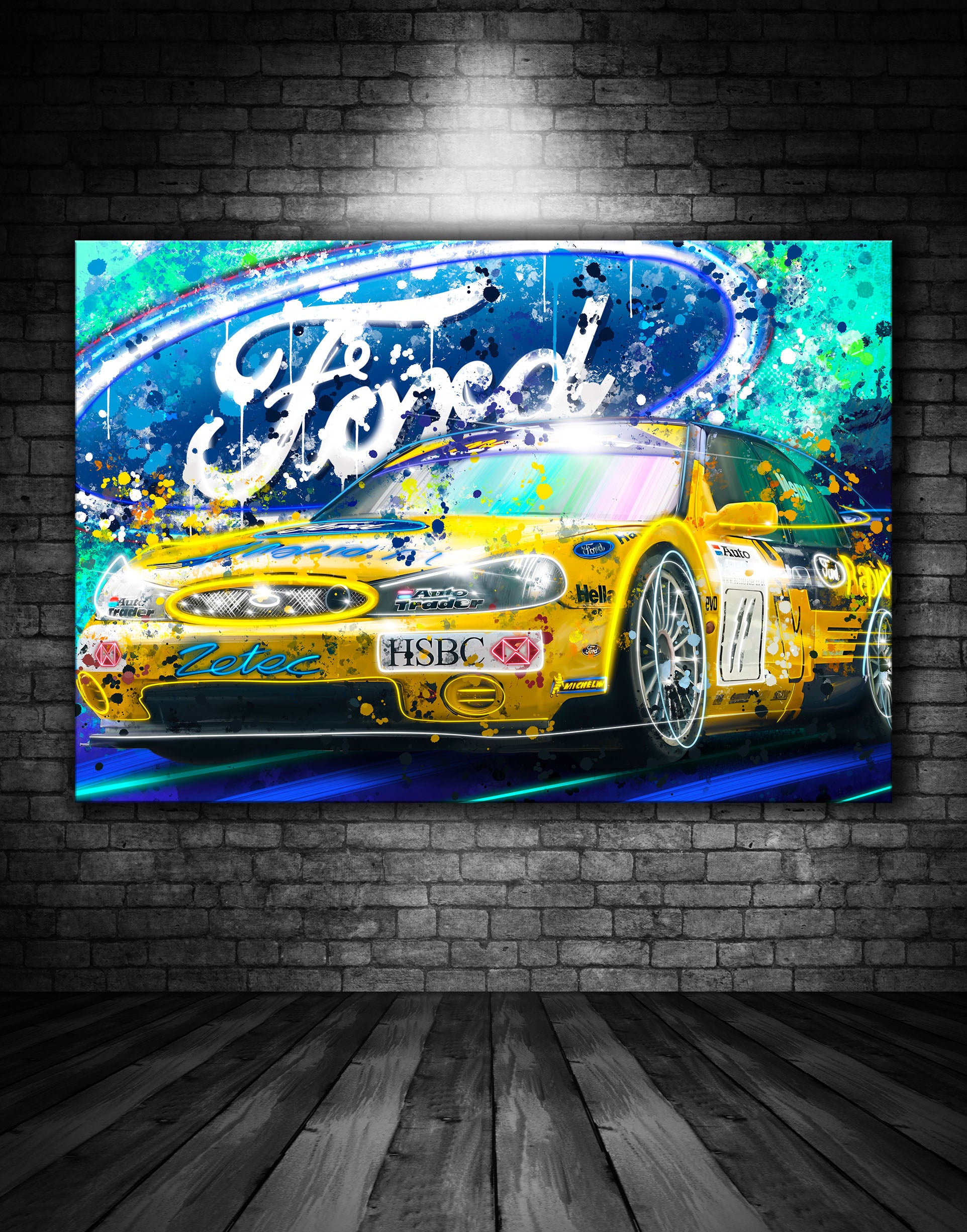 Ford BTSS Supertourer Graffiti Painting – Exclusively Motorsport