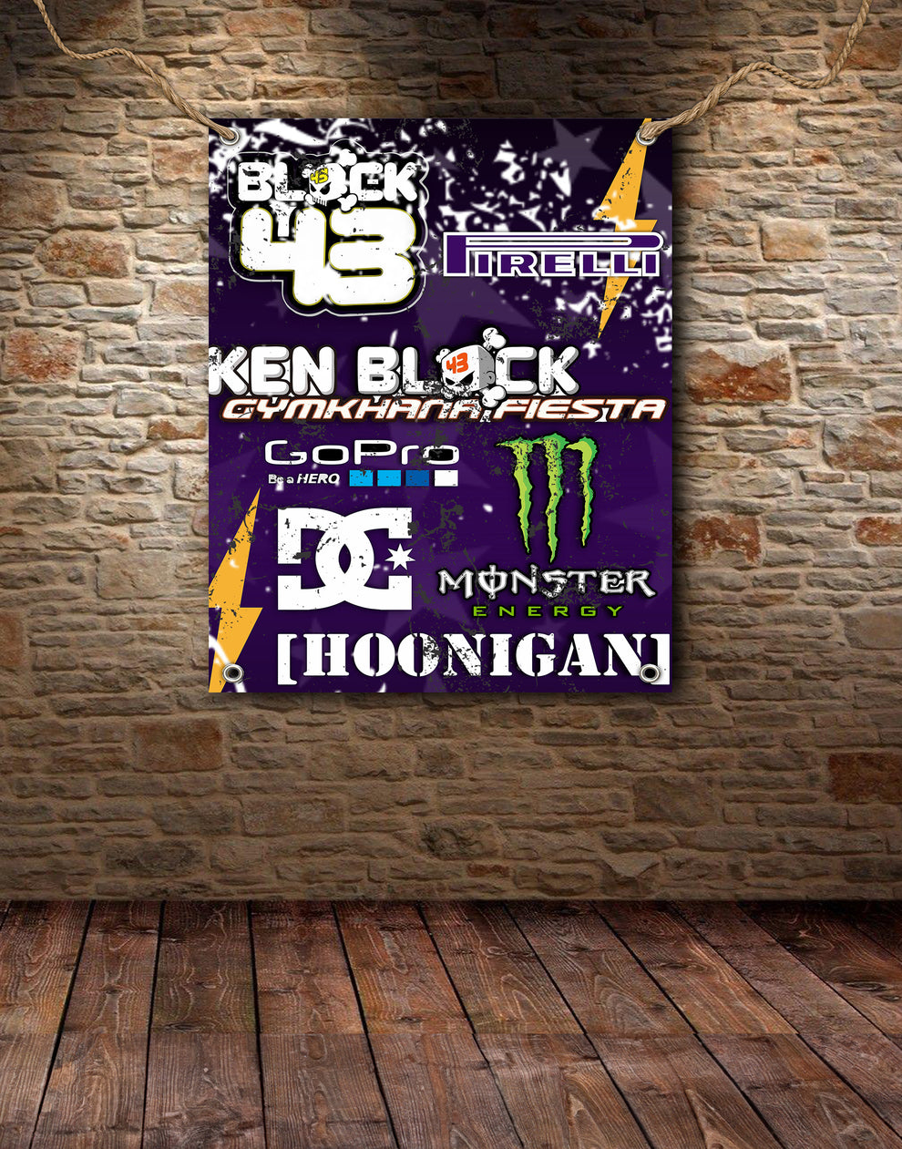 Ken Block Hoonigan Banner – Exclusively Motorsport