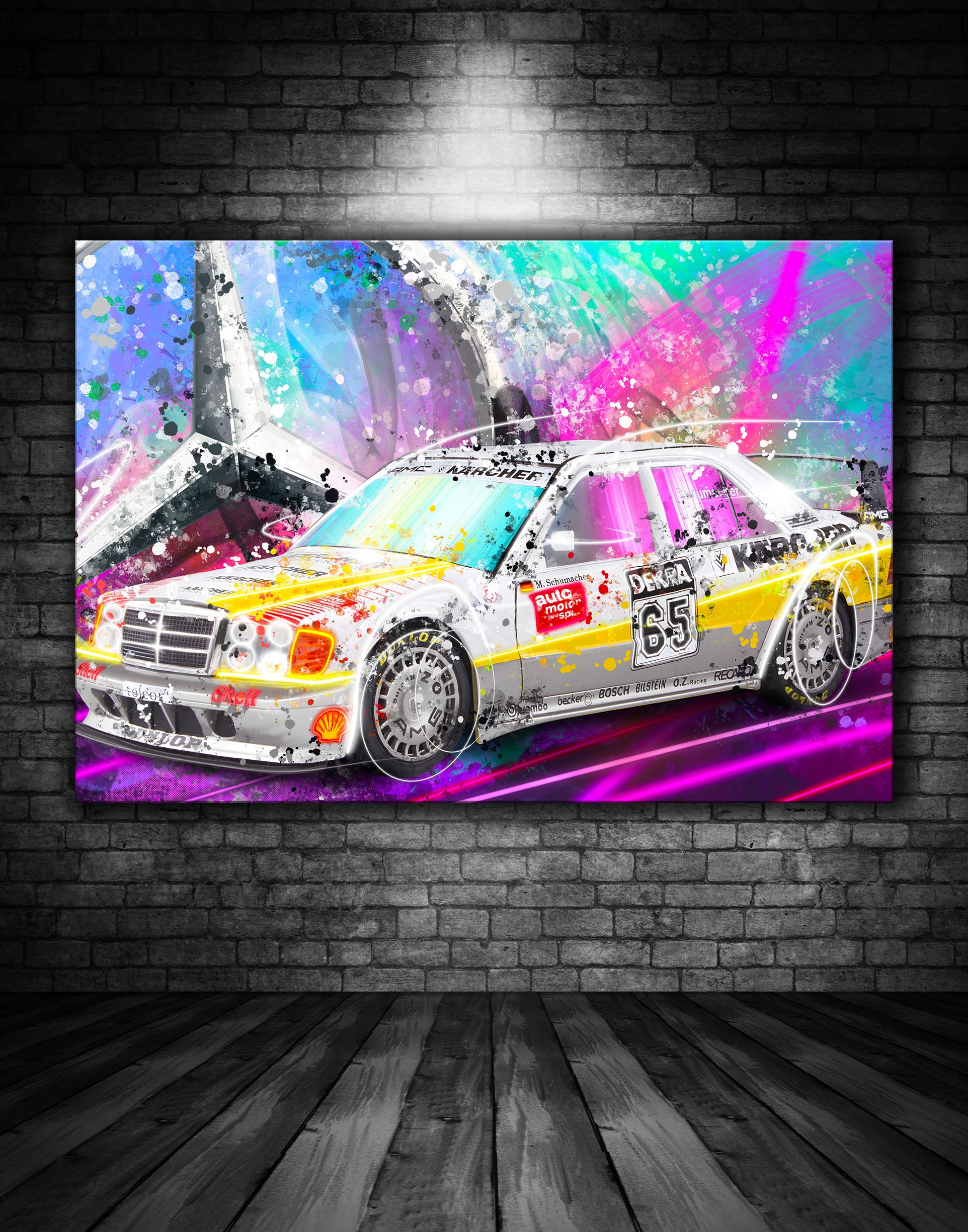 Mercedes Karcher 190 EVO DTM Graffiti Painting – Exclusively Motorsport