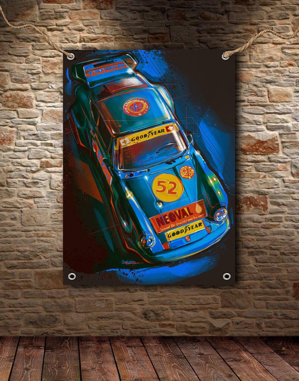 Porsche 911 Neoval Banner – Exclusively Motorsport
